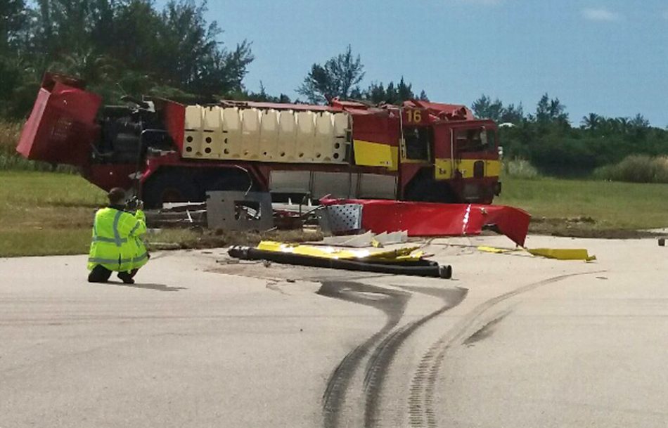 UPDATED: Cayman Islands: CIFS fire truck accident on Cayman Brac ...