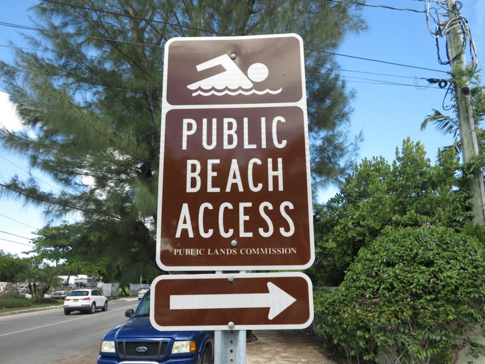 New beach access signs installed in Cayman Islands - IEyeNews