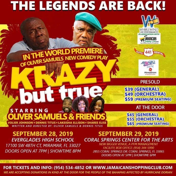 Oliver Samuels and Volier Johnson to debut ‘Krazy but True’ in South ...