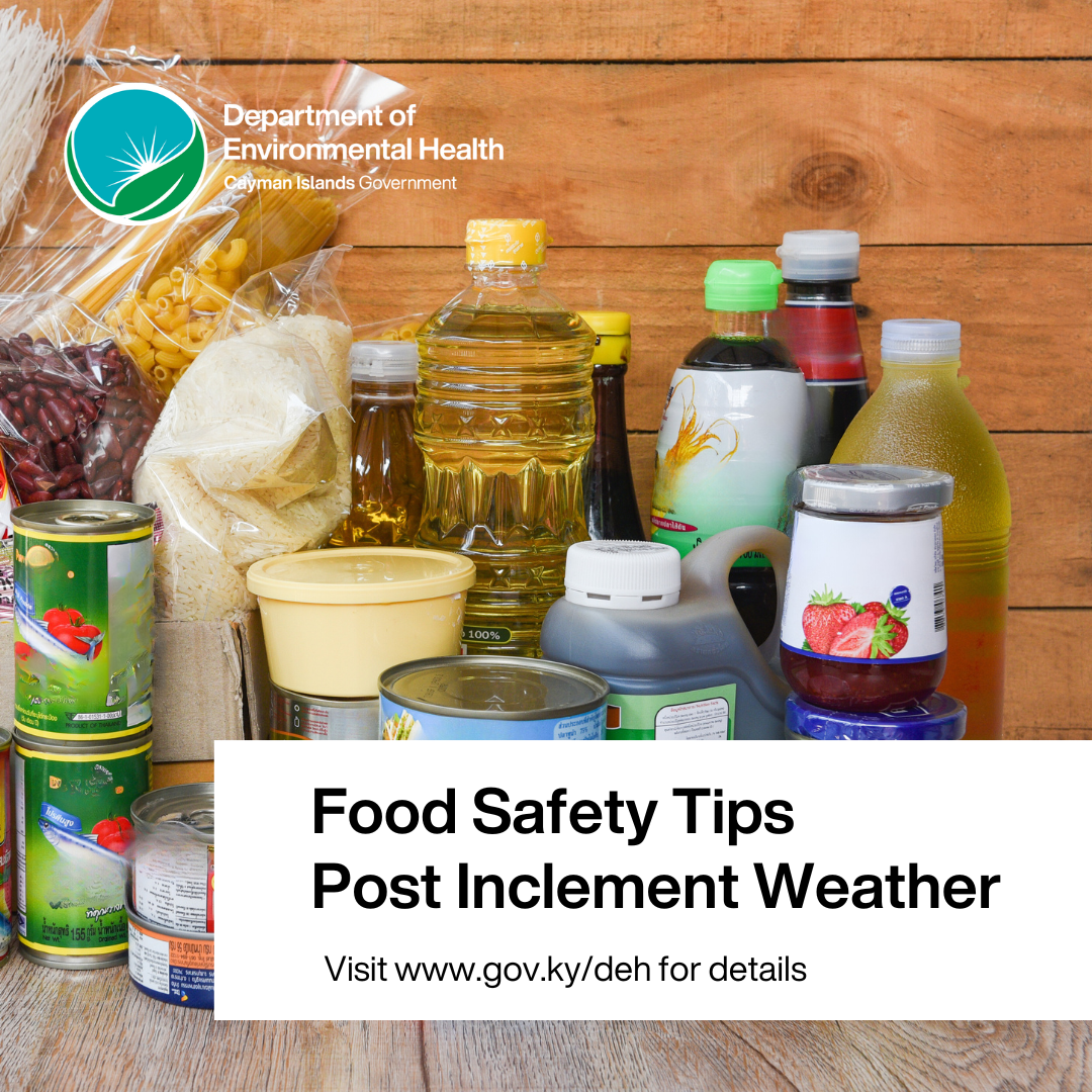 Reminder - Cayman DEH Post Hurricane Food Safety Tips - IEyeNews