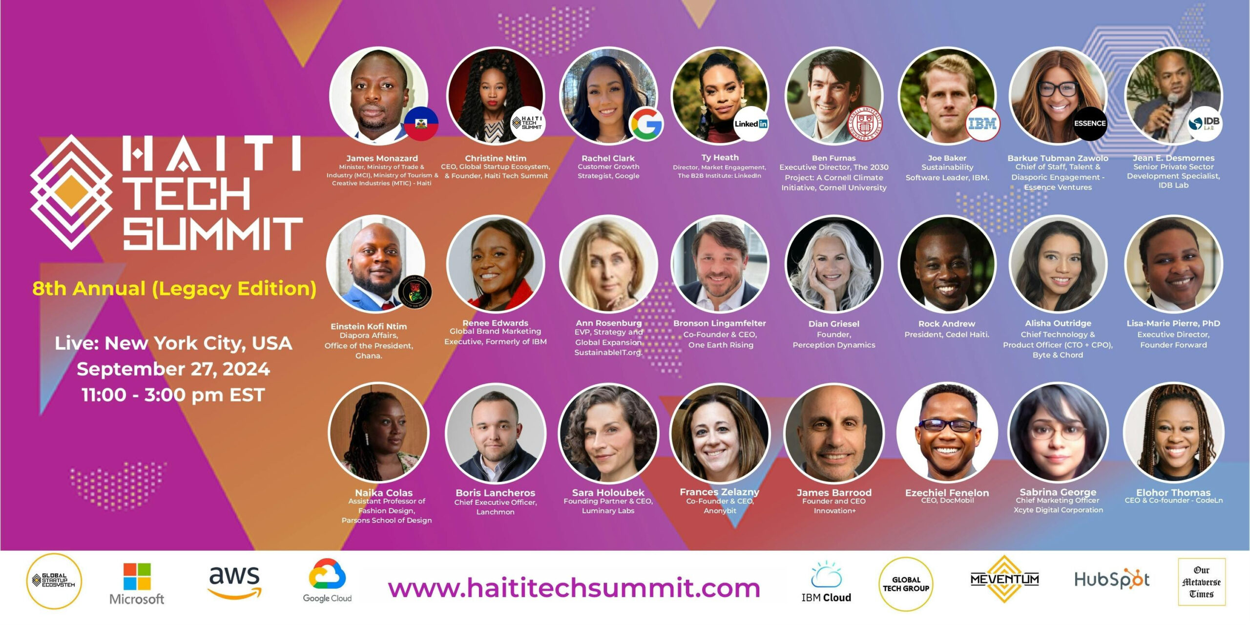 Haiti Tech Summit 8th Annual Edition - IEyeNews