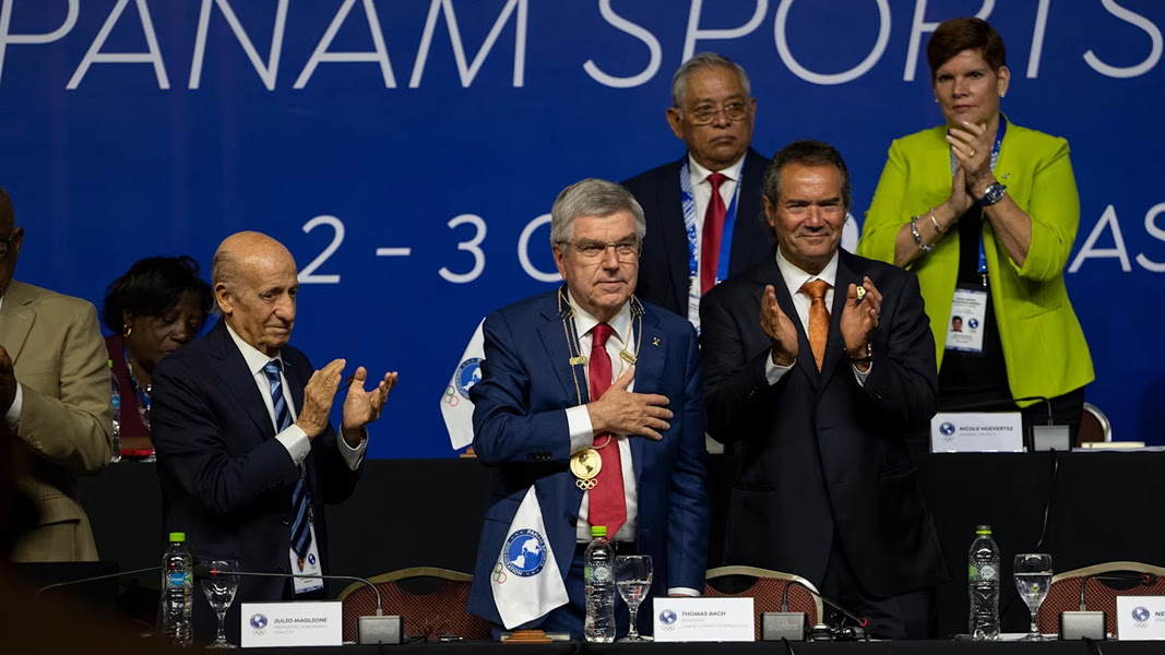 IOC President Bach attends General Assembly of Panam Sports in Paraguay ...