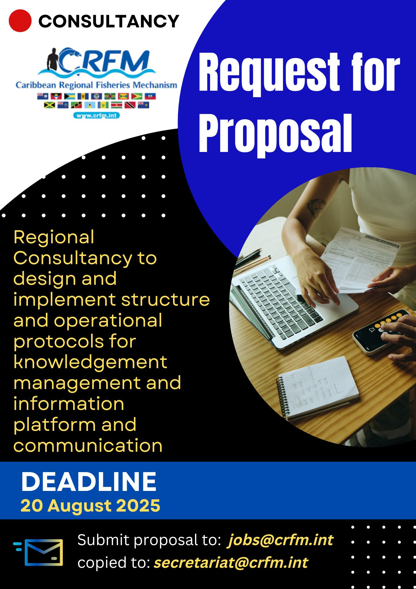 Deadline extended for proposals for regional consultancy to design and implement structure and ...